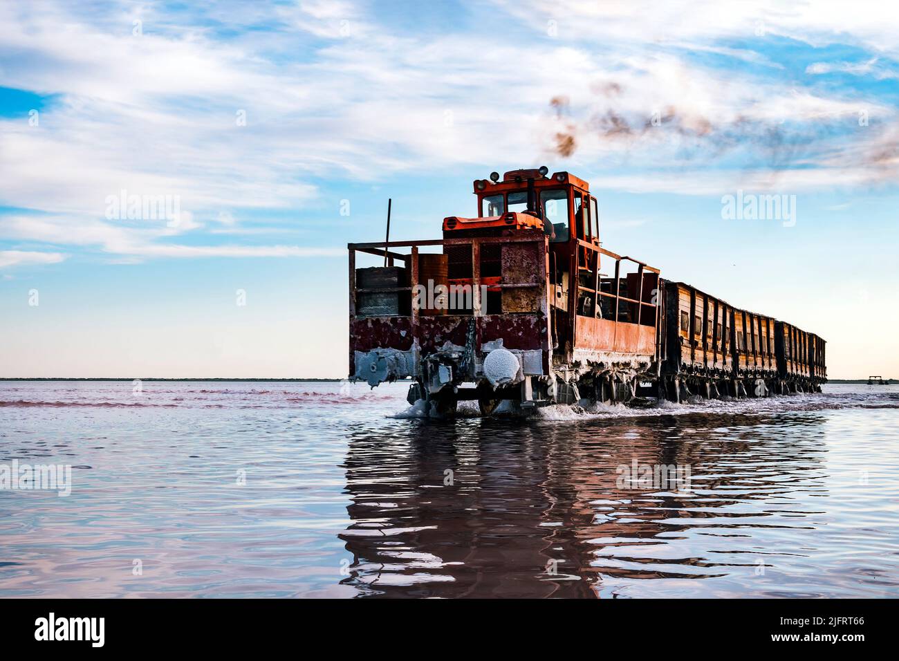 Lake burlinskoye train hi-res stock photography and images - Alamy