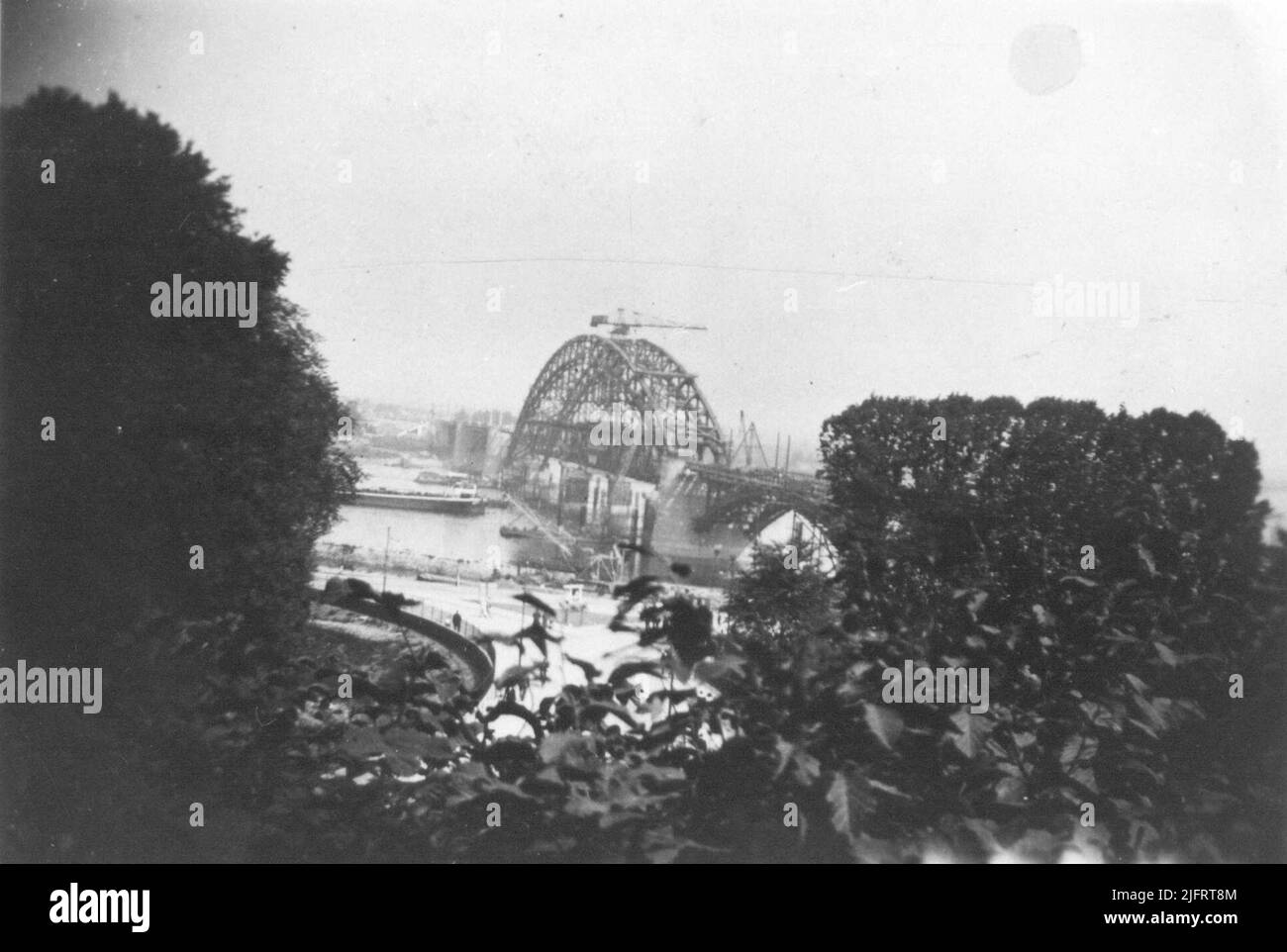 The construction of the Waal traffic bridge Stock Photo - Alamy