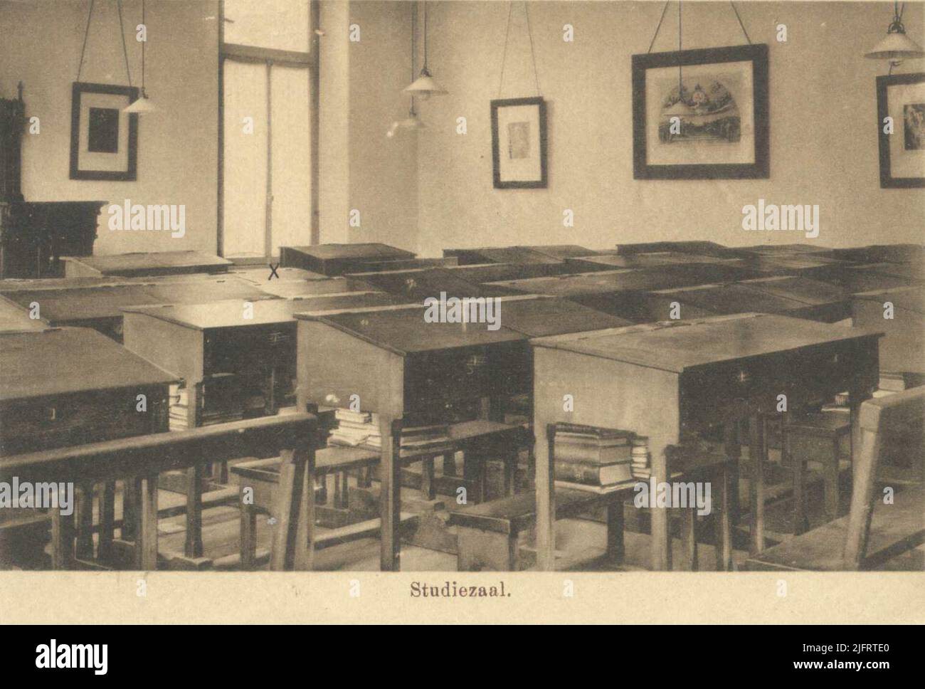 The reading room in the St. Dominic College Stock Photo - Alamy