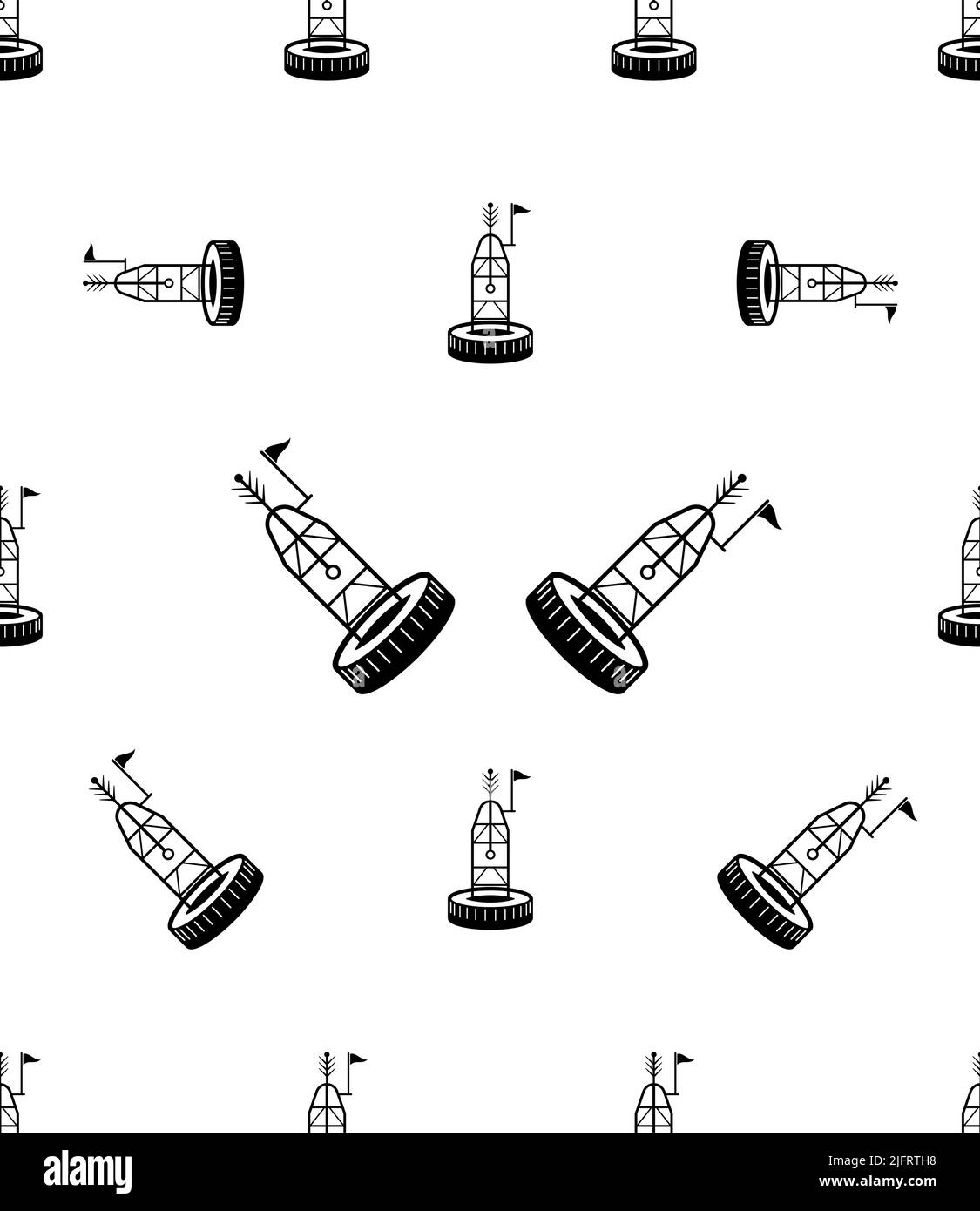 Seamless float design Black and White Stock Photos & Images - Alamy