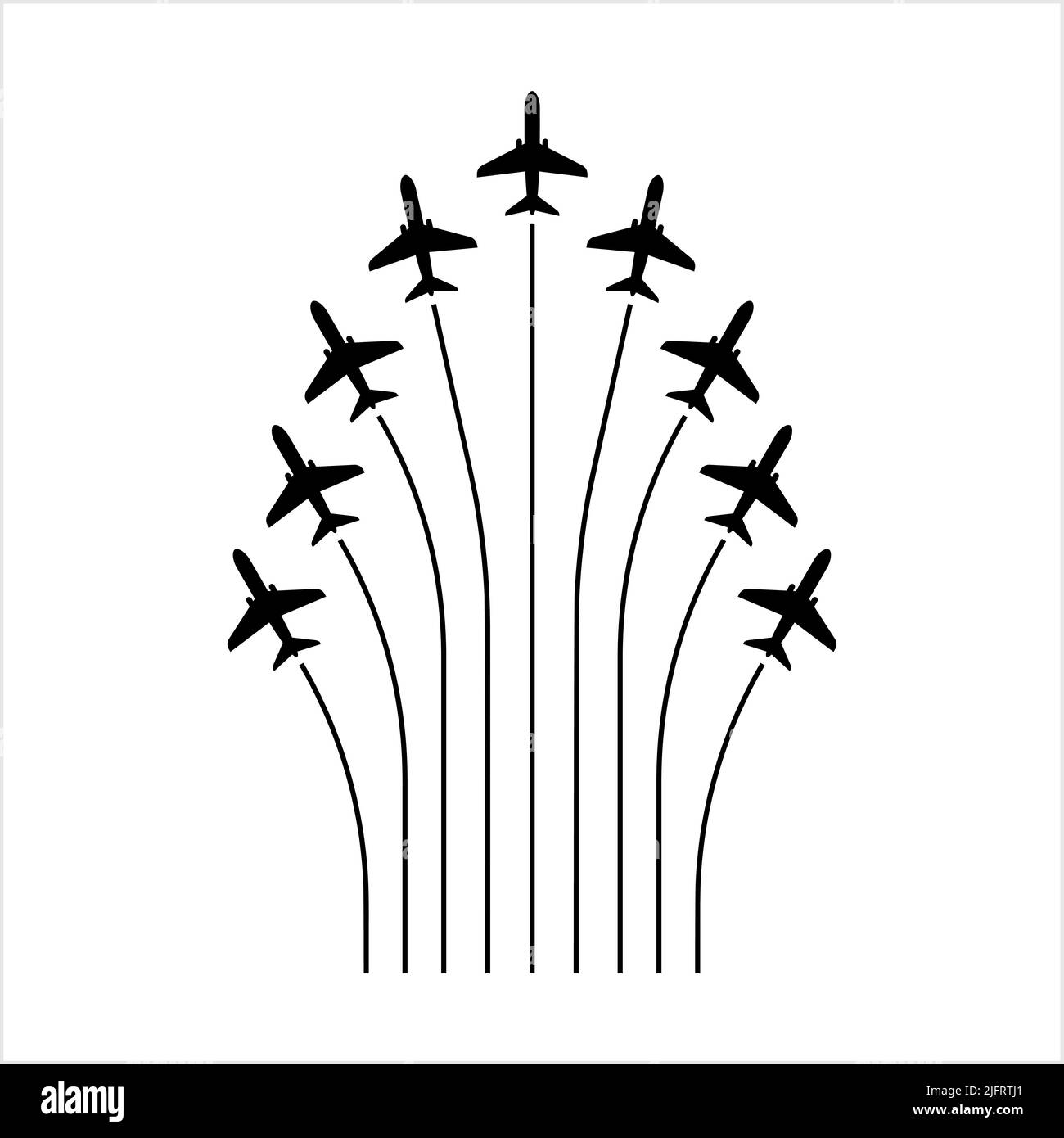 Airplane Flying Formation, Air Show Display, The Disciplined Flight ...