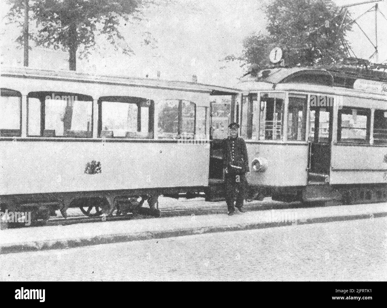 A tram set Stock Photo - Alamy