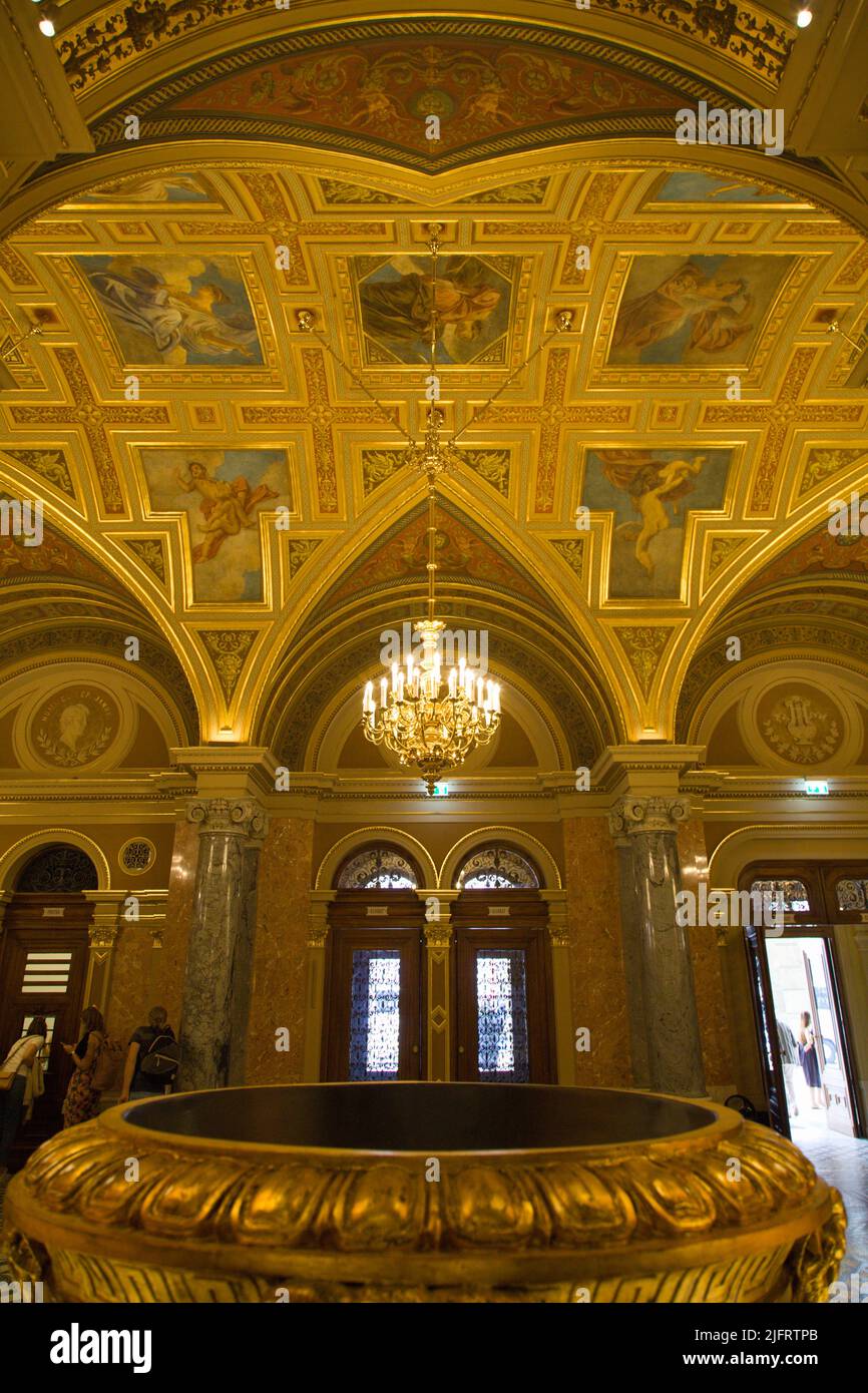 Budapest opera house interior hi-res stock photography and images - Alamy