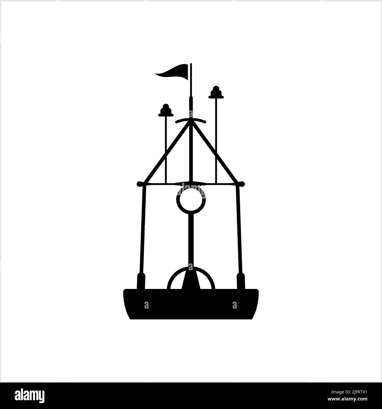Buoy Icon, Float Buoy Icon Vector Art Illustration Stock Vector Image ...