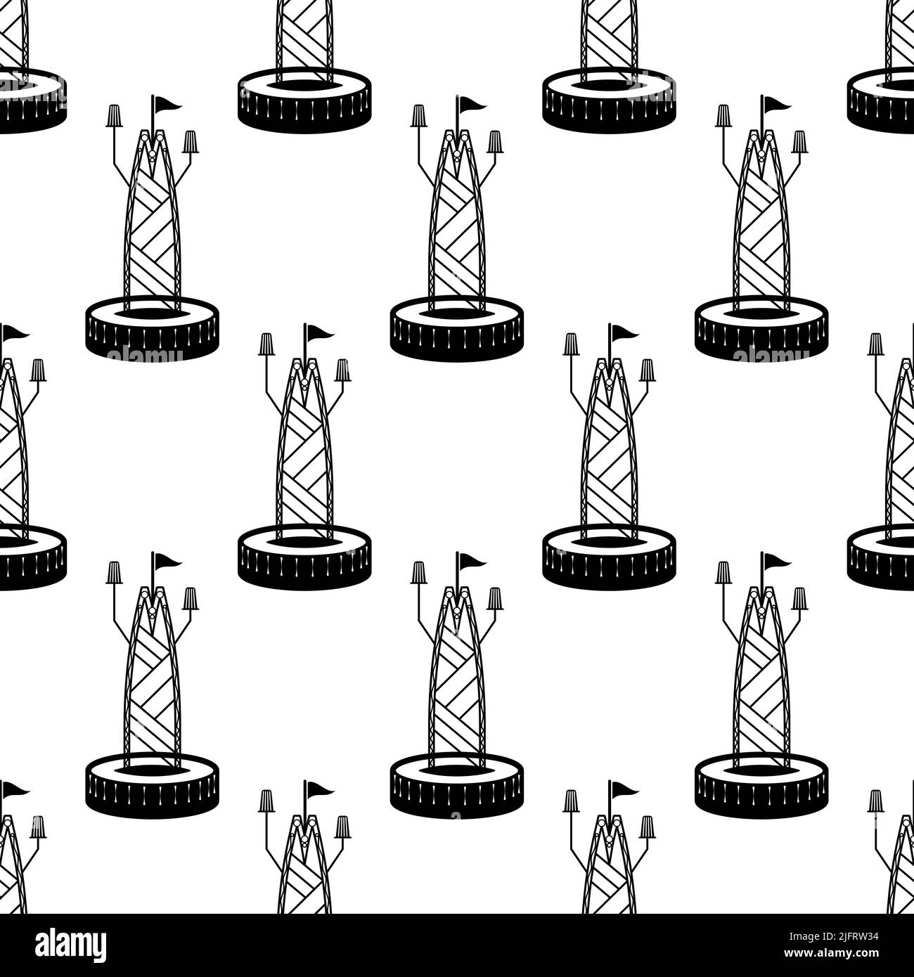 Seamless float design Black and White Stock Photos & Images - Alamy