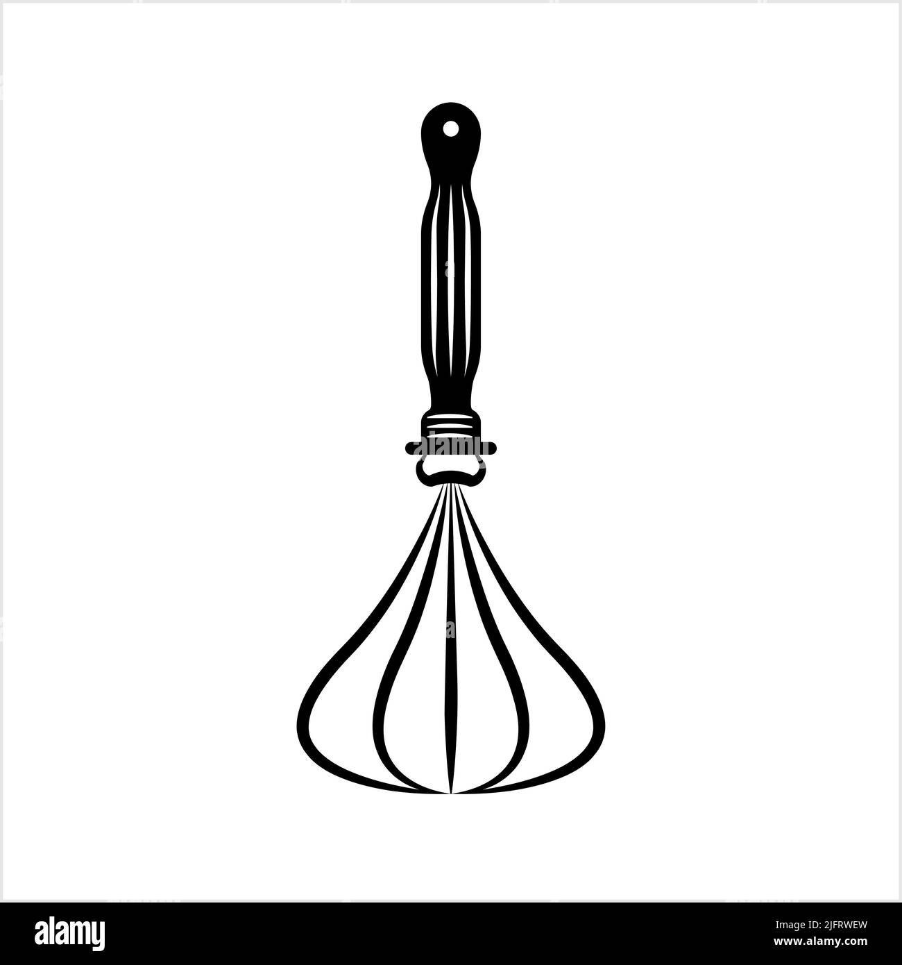 Beater Icon, Whisk Icon Vector Art Illustration Stock Vector Image ...