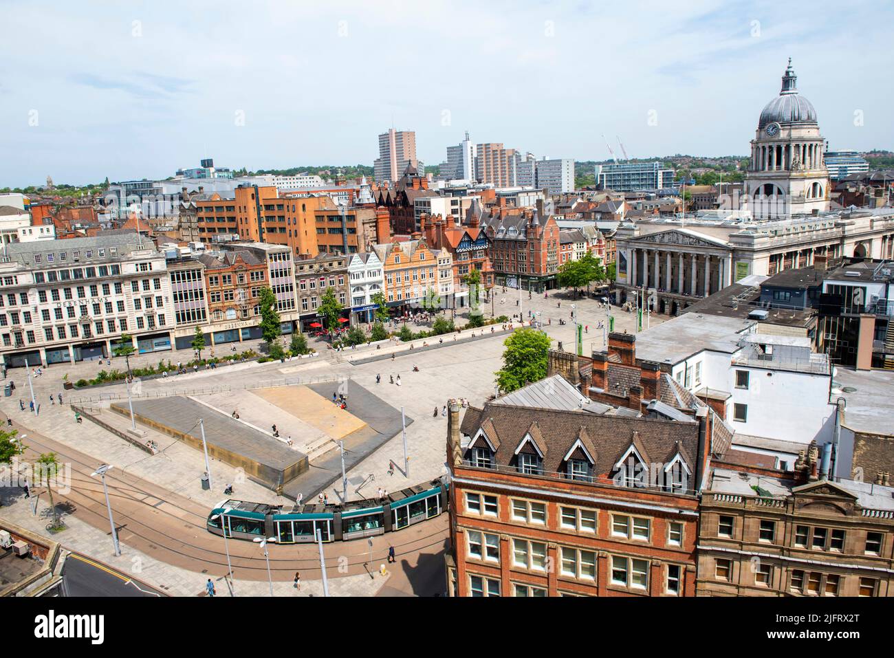 Nottingham council house roof hi-res stock photography and images - Alamy
