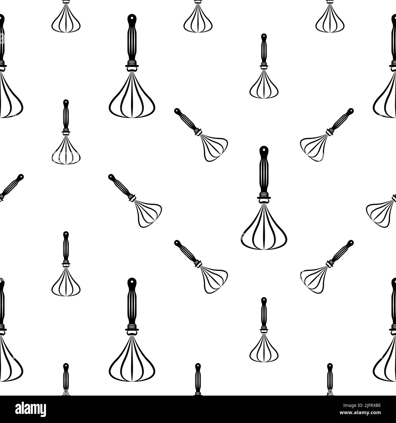 Beater Icon, Whisk Icon Seamless Pattern Vector Art Illustration Stock ...