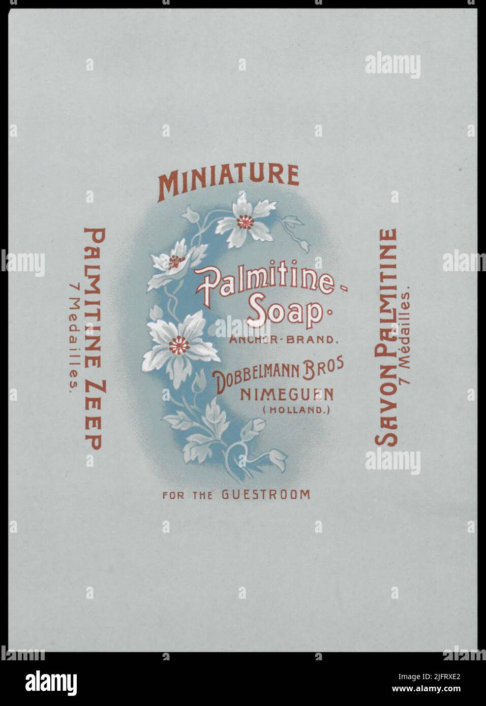 Miniature Palmitine-Soapankor-Brand.dobbelmann Bros Nimeguen (Holland ...