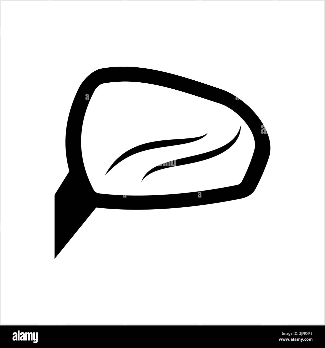 Car rearview mirror Stock Vector Images - Alamy