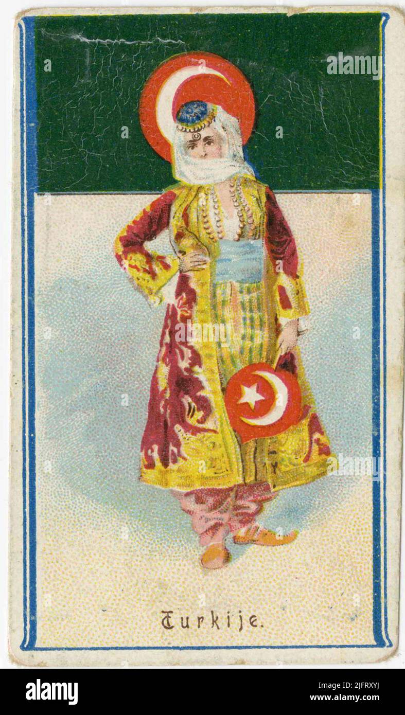Turkey. Wrods the soap powder with the anchor of Gebr. Dobbelmann, soap ...