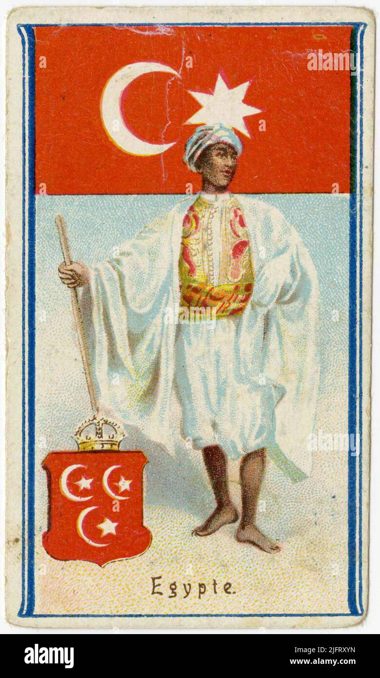Egypt. Wrods the soap powder with the anchor of Gebr. Dobbelmann, soap ...
