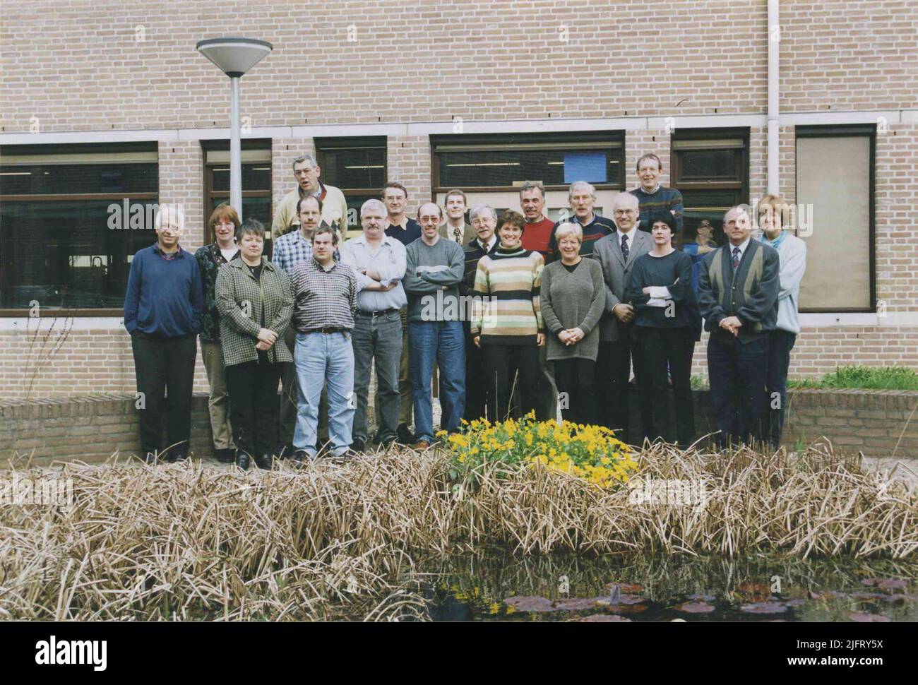 Works Council of Breed-Wno drawn up outside the canteen. On the photo ...