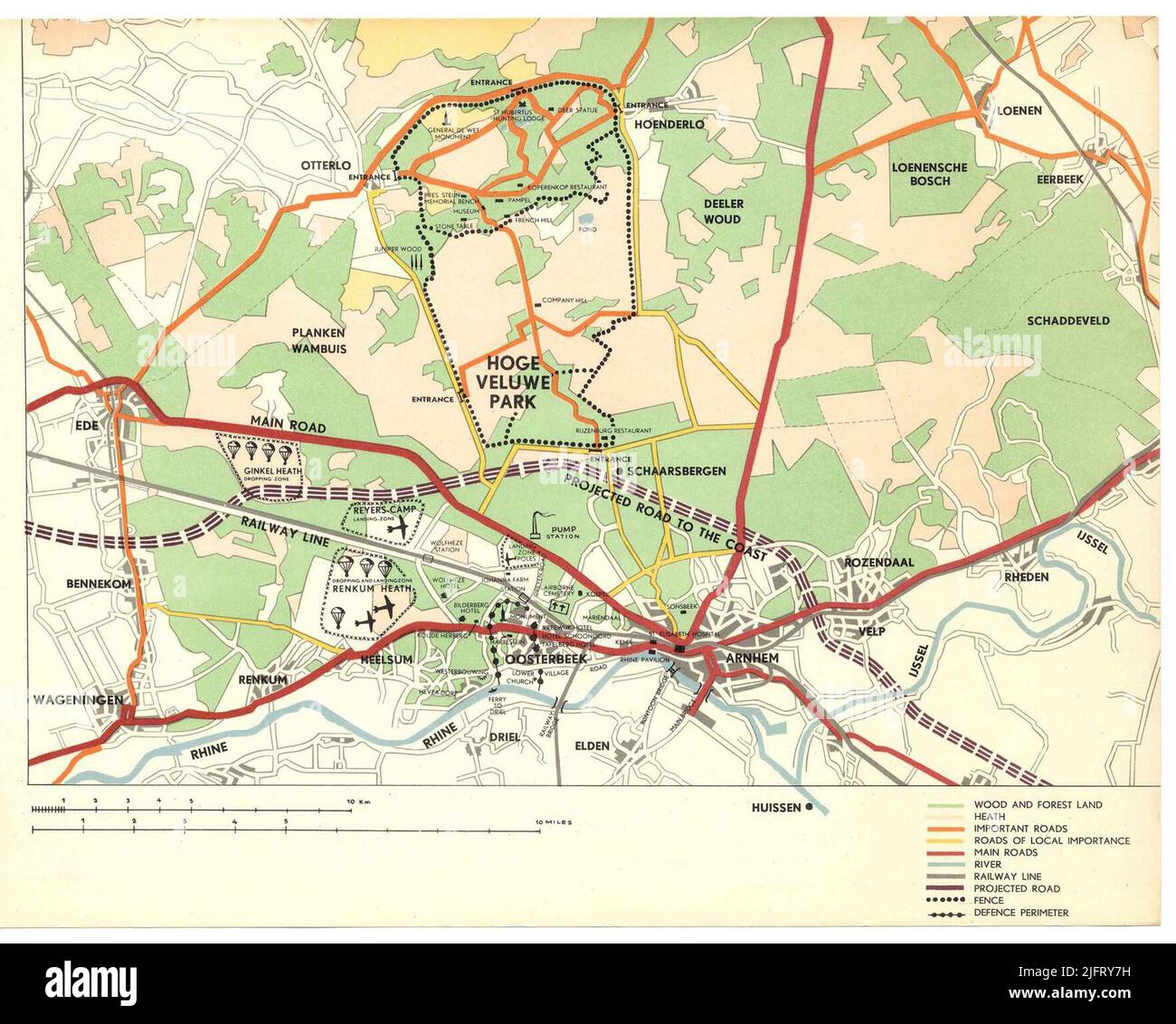 Map of the veluwe hi-res stock photography and images - Alamy