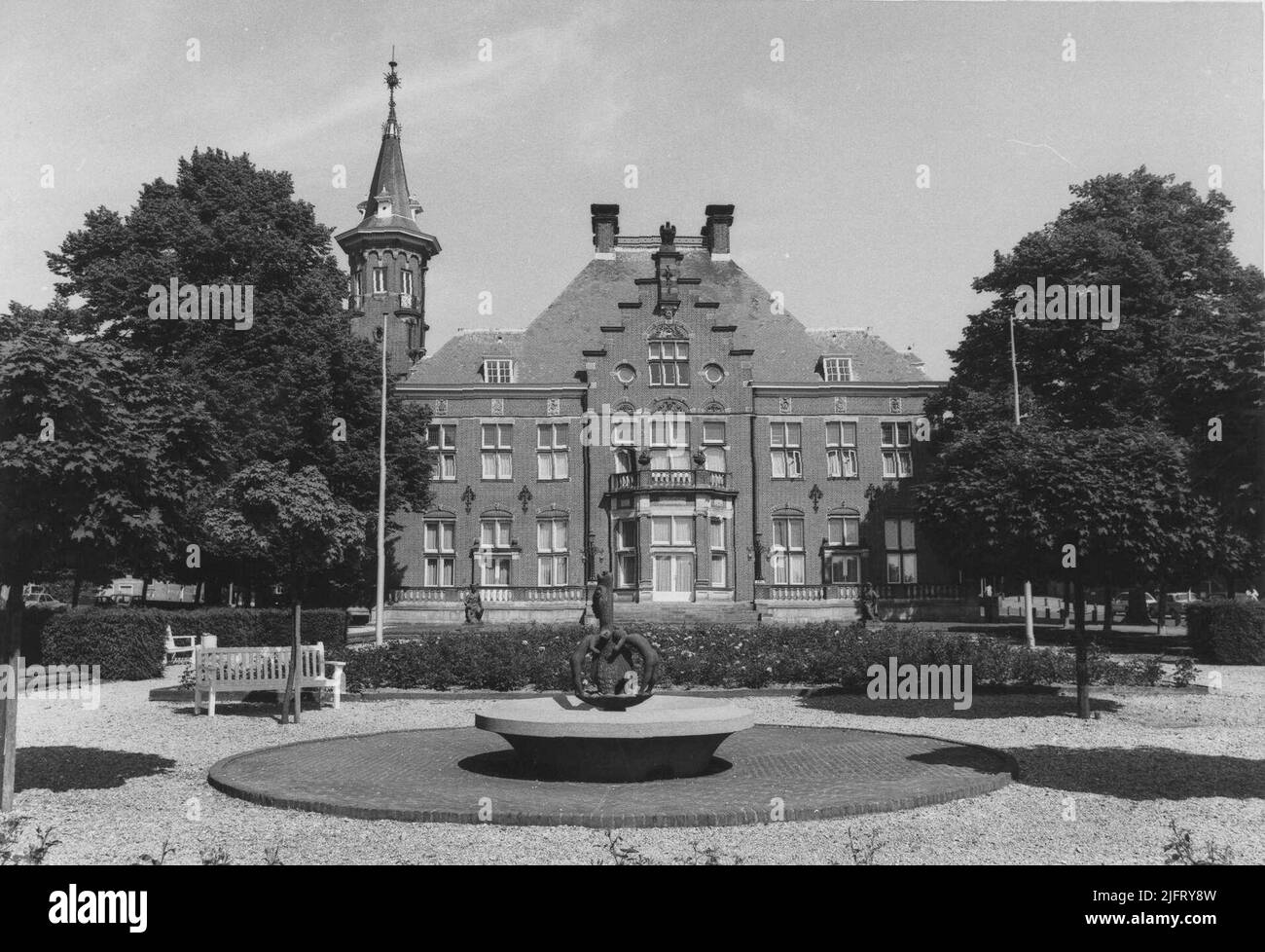 The west facade of Huize Heyendaal, designed by Charles Estourgie and ...