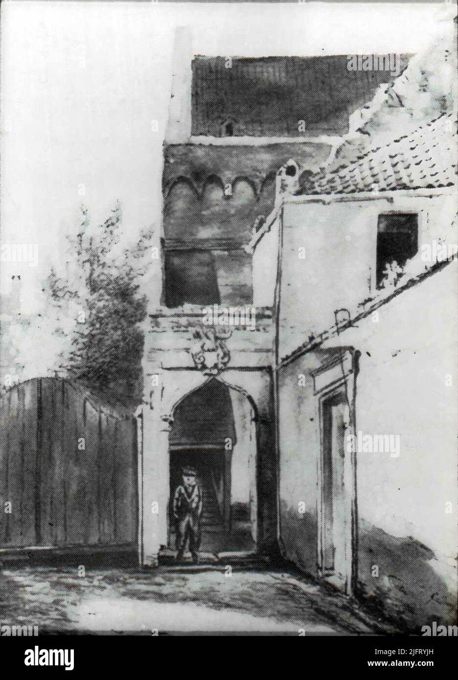 A drawing by Gerrit van Druijnen (22-2-1825-25-6-1876): a disappeared ...