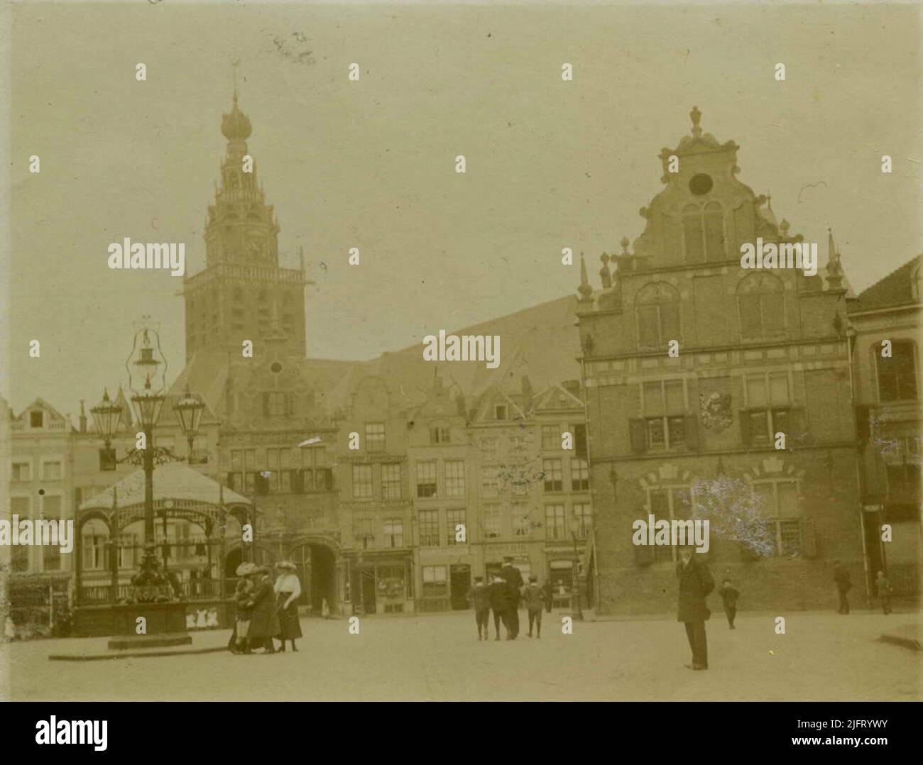 Image of the 'Great Market', first decade. West wall of the market with ...