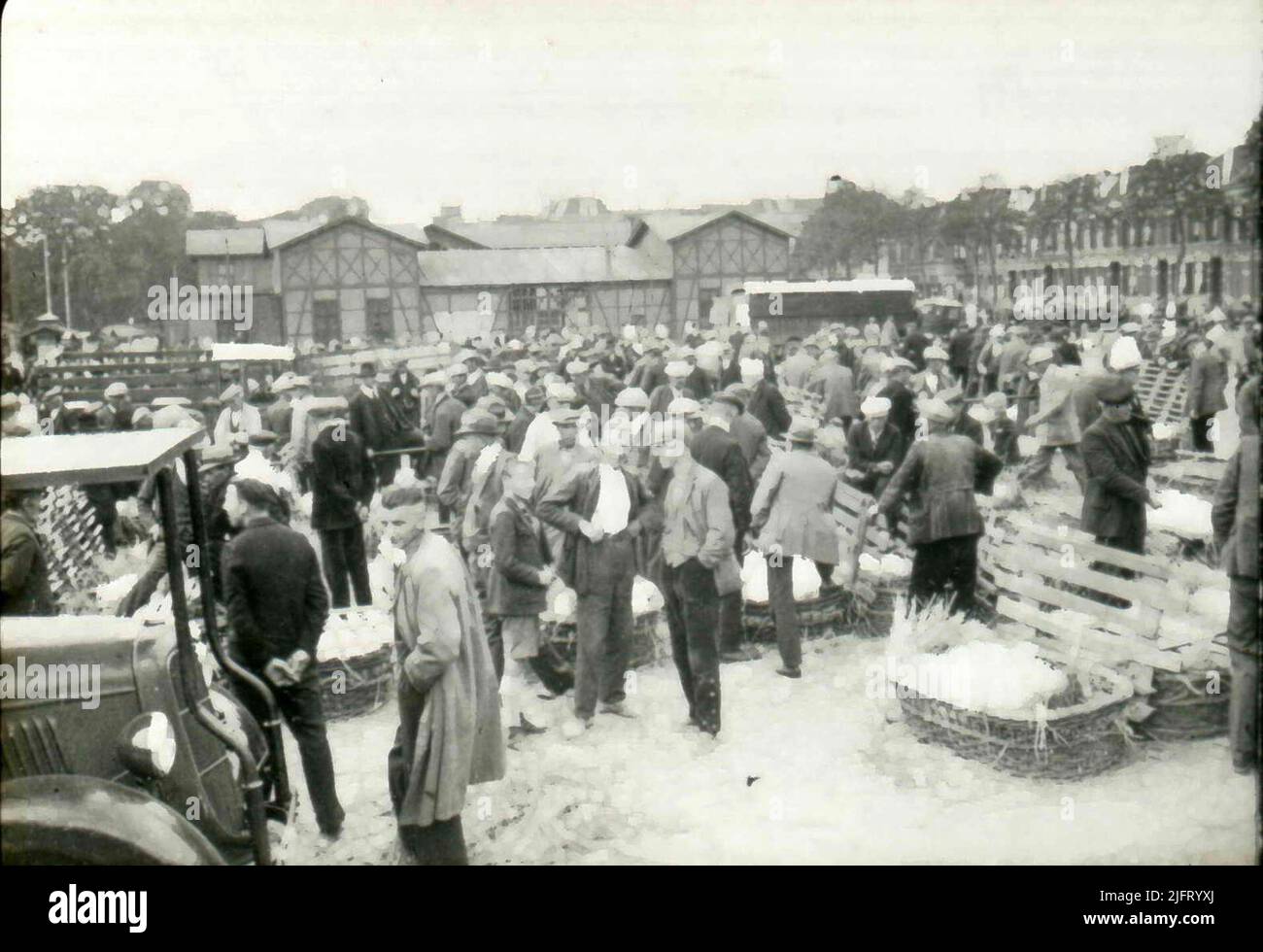 The Veemarkt (from 1885) behind the Korenbeurs. The fair was solemnly ...