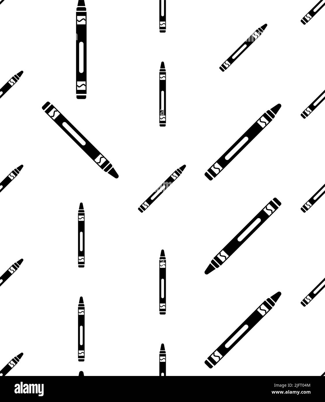 Crayon Icon Seamless Pattern, Drawing Crayon Vector Art Illustration ... Crayon Icon Seamless Pattern, Drawing Crayon Vector Art Illustration ...