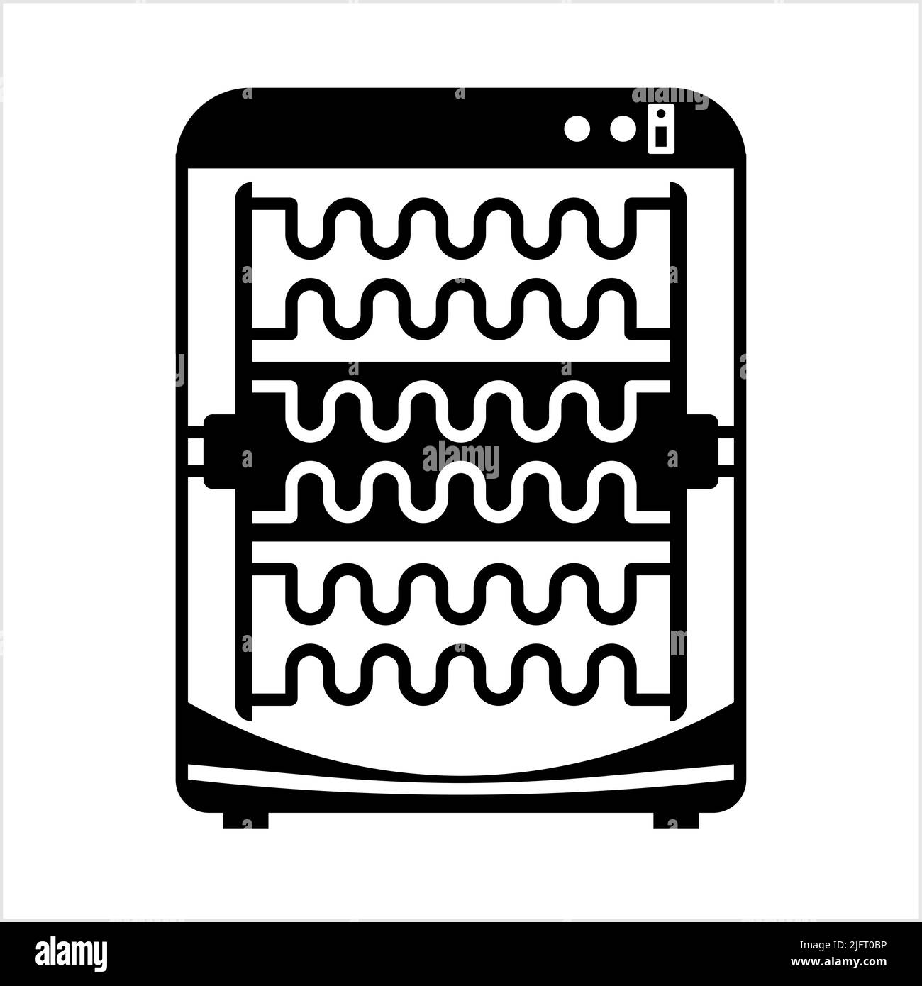 Heater Icon, Heater Vector Art Illustration Stock Vector Image & Art ...