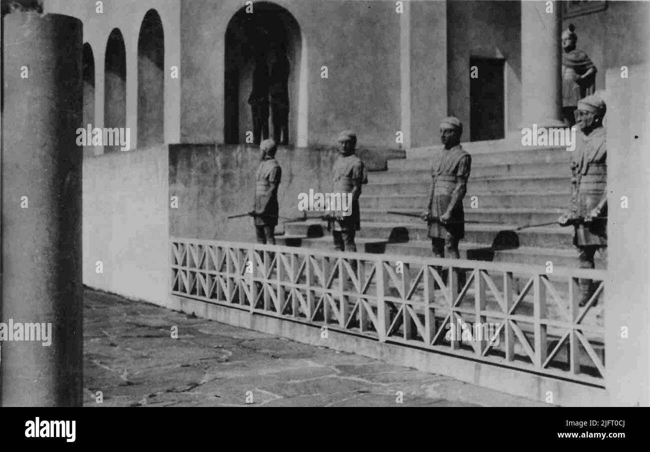 The palace of Pontius Pilatus, the first Stations of the Cross (with ...