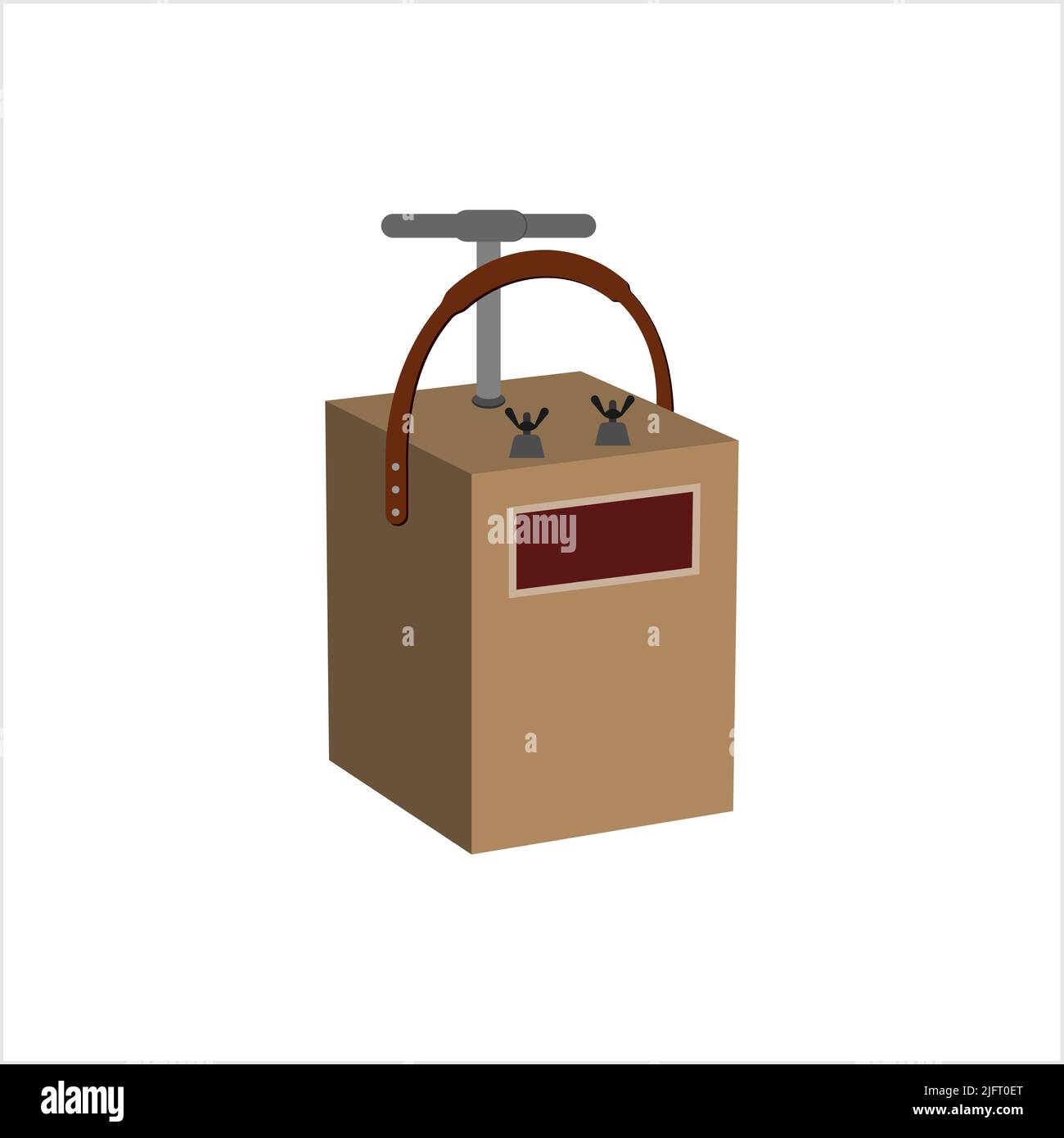 Detonator Icon, Explosive Detonator Icon Vector Art Illustration Stock ...