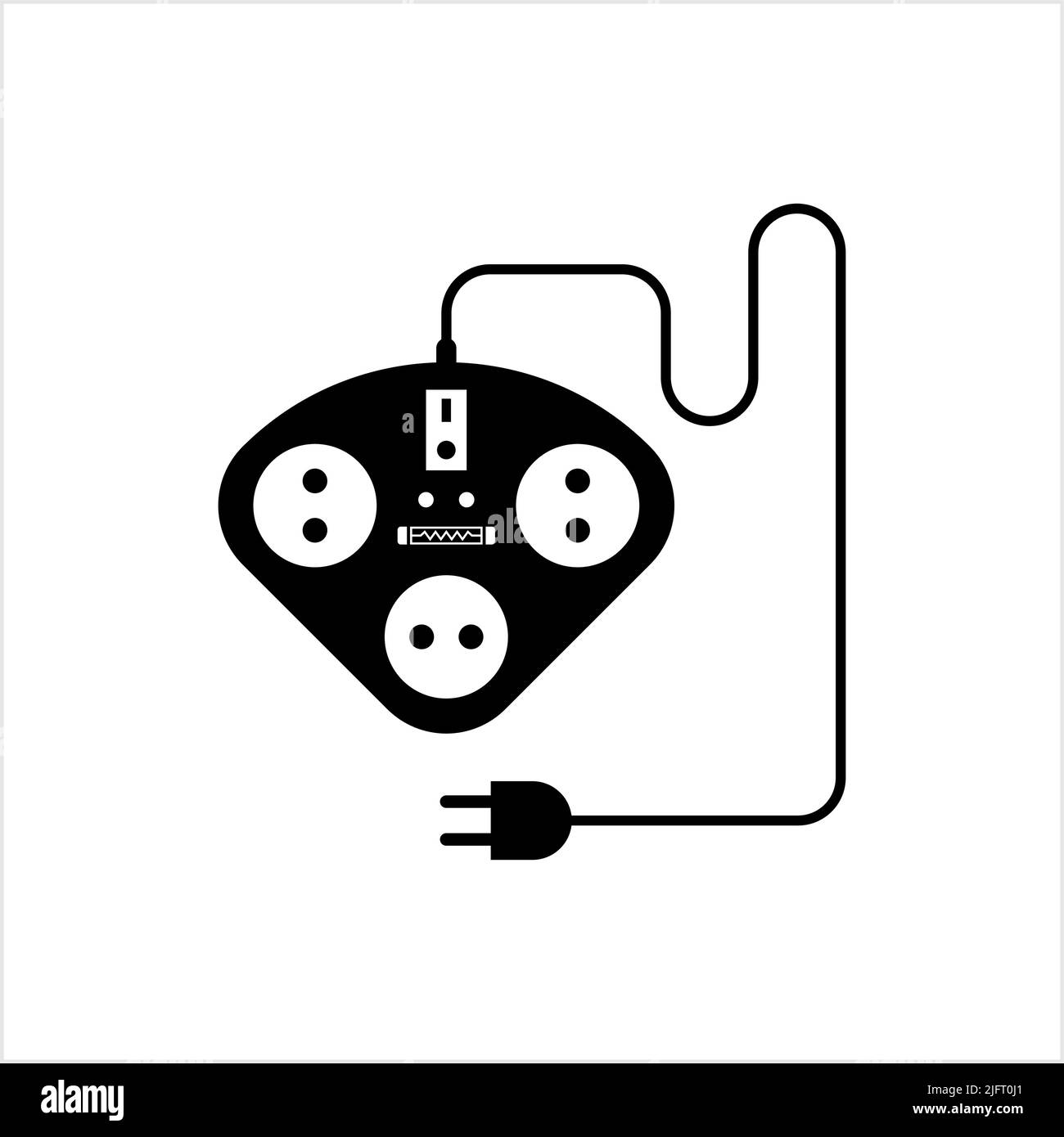 Extension Cord Icon Vector Art Illustration Stock Vector Image & Art ...