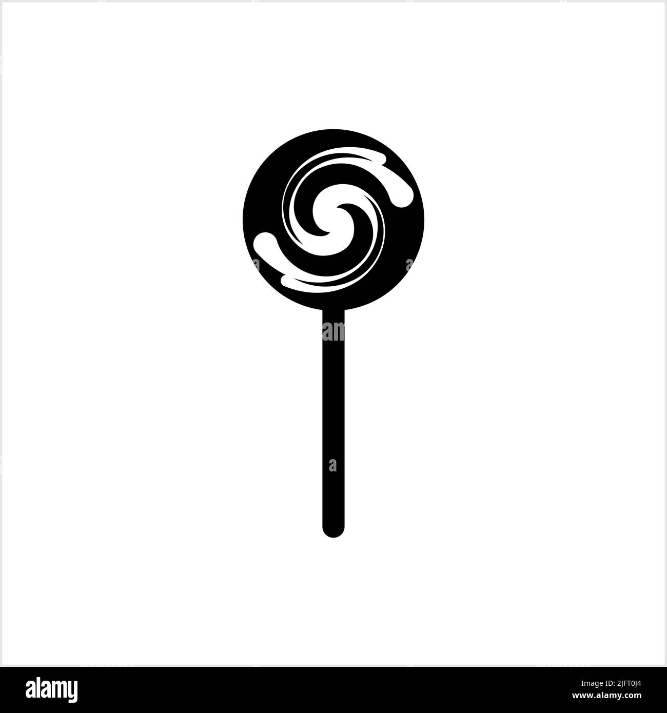 Lollipop Icon, Lollipop Vector Art Illustration Stock Vector Image ...