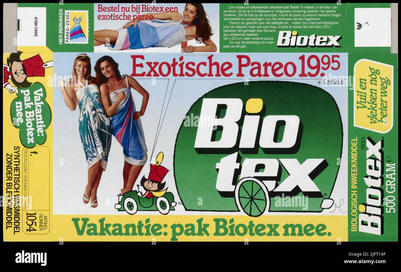 Biotex holiday: Pak Biotex Mee.exotic Pareo 19.95 + 2 stamp biological ...