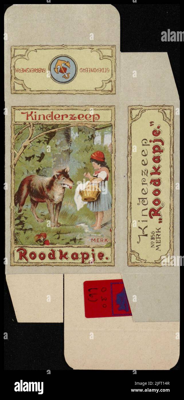 Kinders Soap Brand "Little Red Riding Hood" N.V. Soap fabrics "the ...