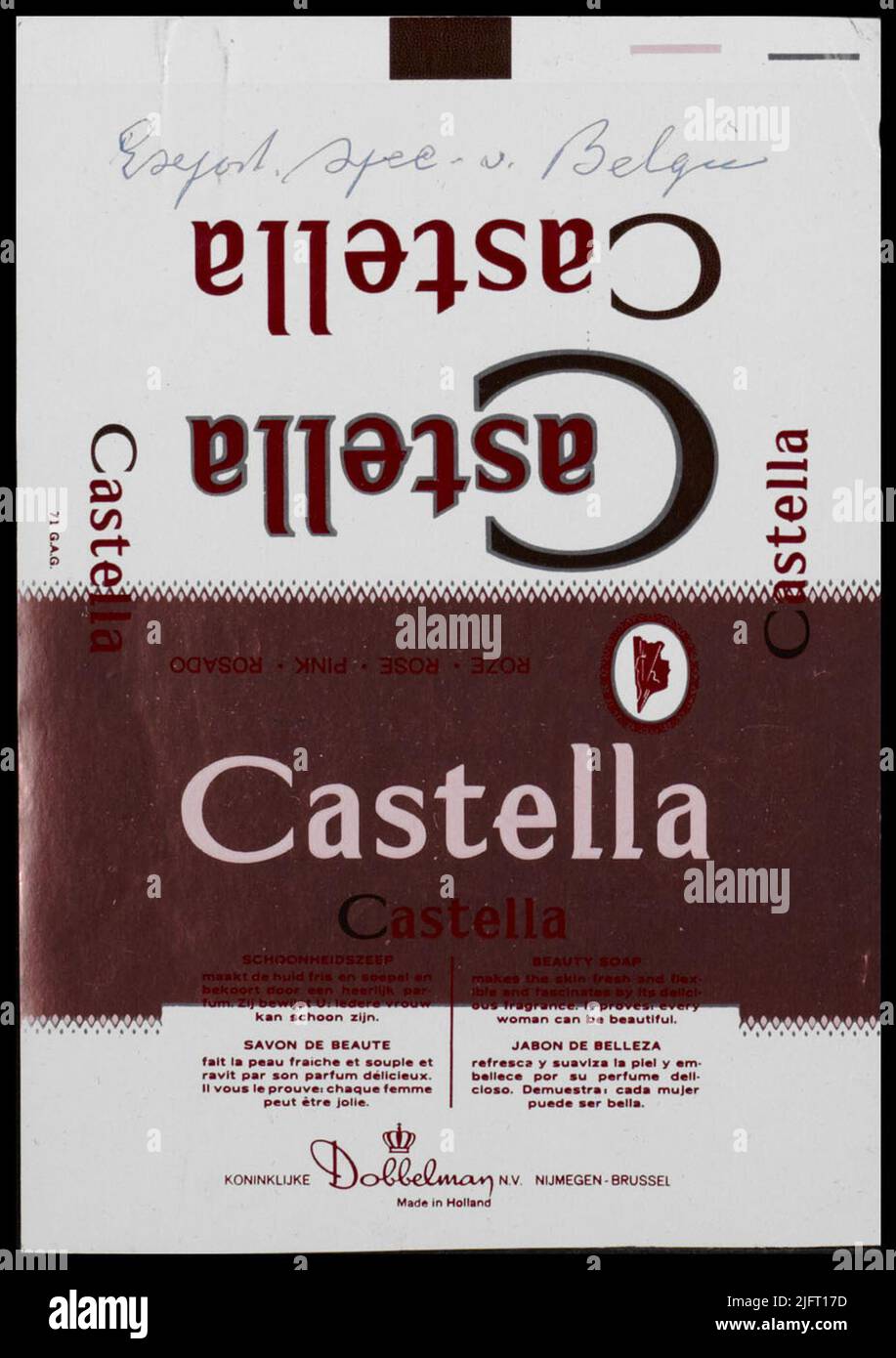 Castella Pink - Rose - Pink - RosadoShoonheidszeepkonklijke Dobbelman N ...