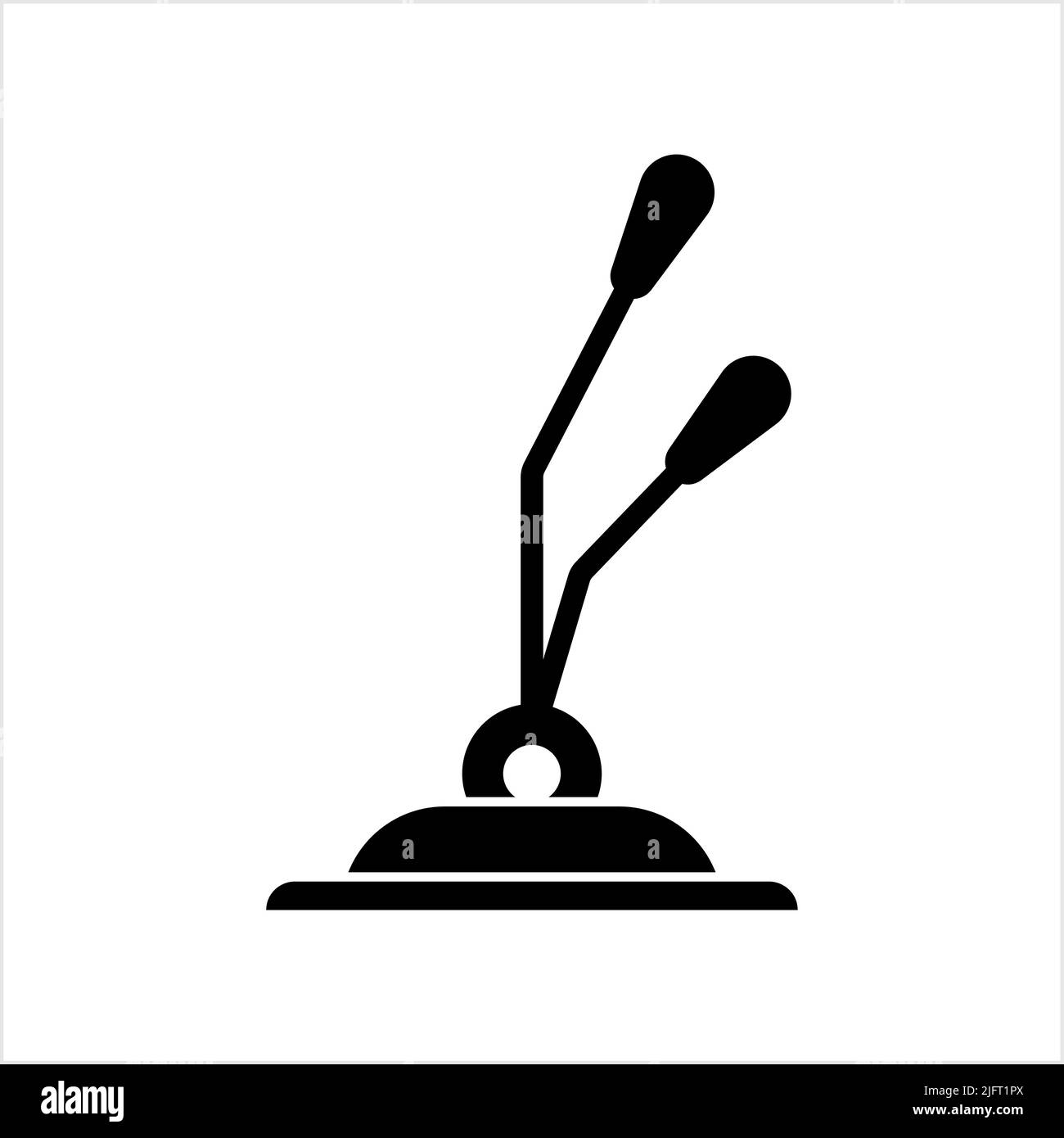 Lever Icon, Arm Lever Icon Vector Art Illustration Stock Vector Image ...