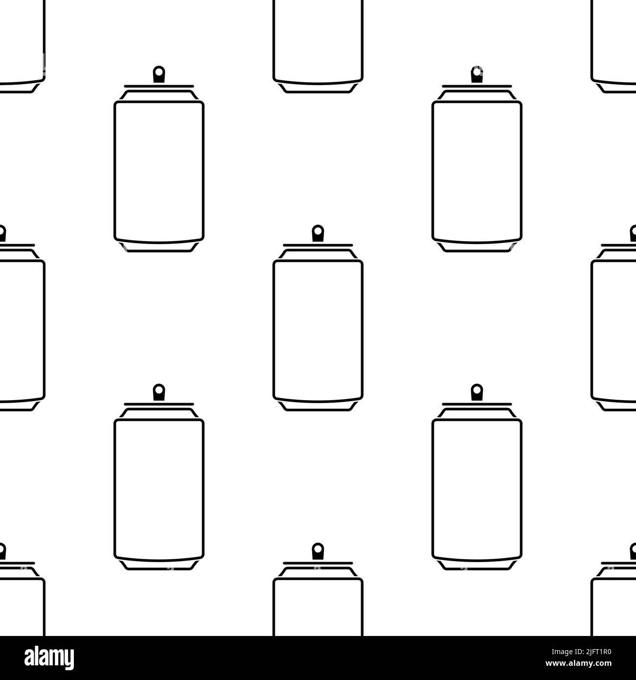 Soda Can Icon Seamless Pattern, Tin Can, Beer Can Icon, Cold Drink Can ...