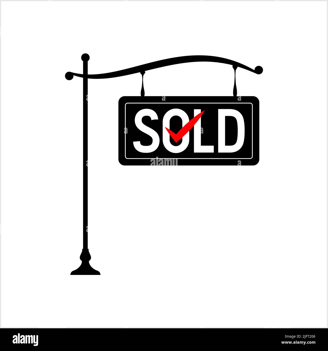 Sold signage Stock Vector Images - Alamy