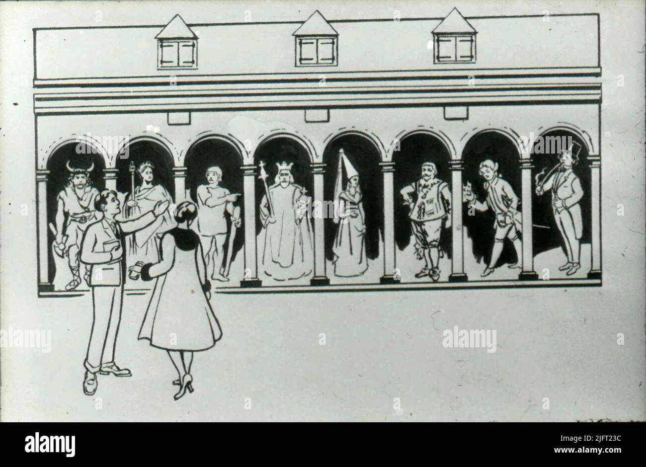 Vignette for the section "In the Gallery" of the magazine Numaga ...