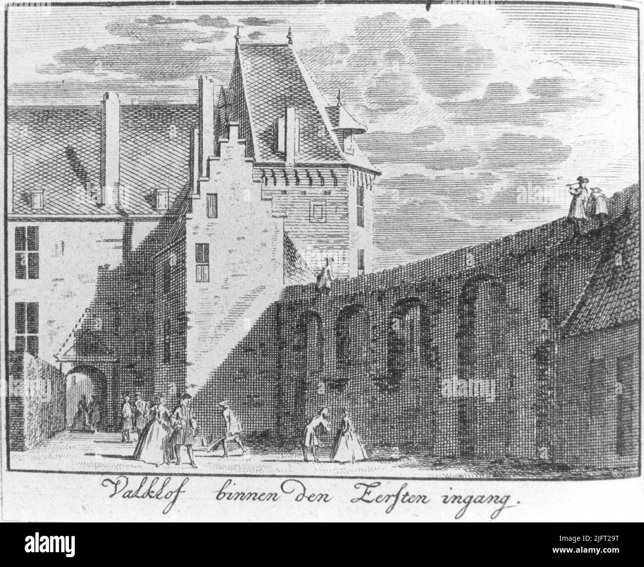 An etching to a design by C. Pronk, by an unknown artist, representing ...