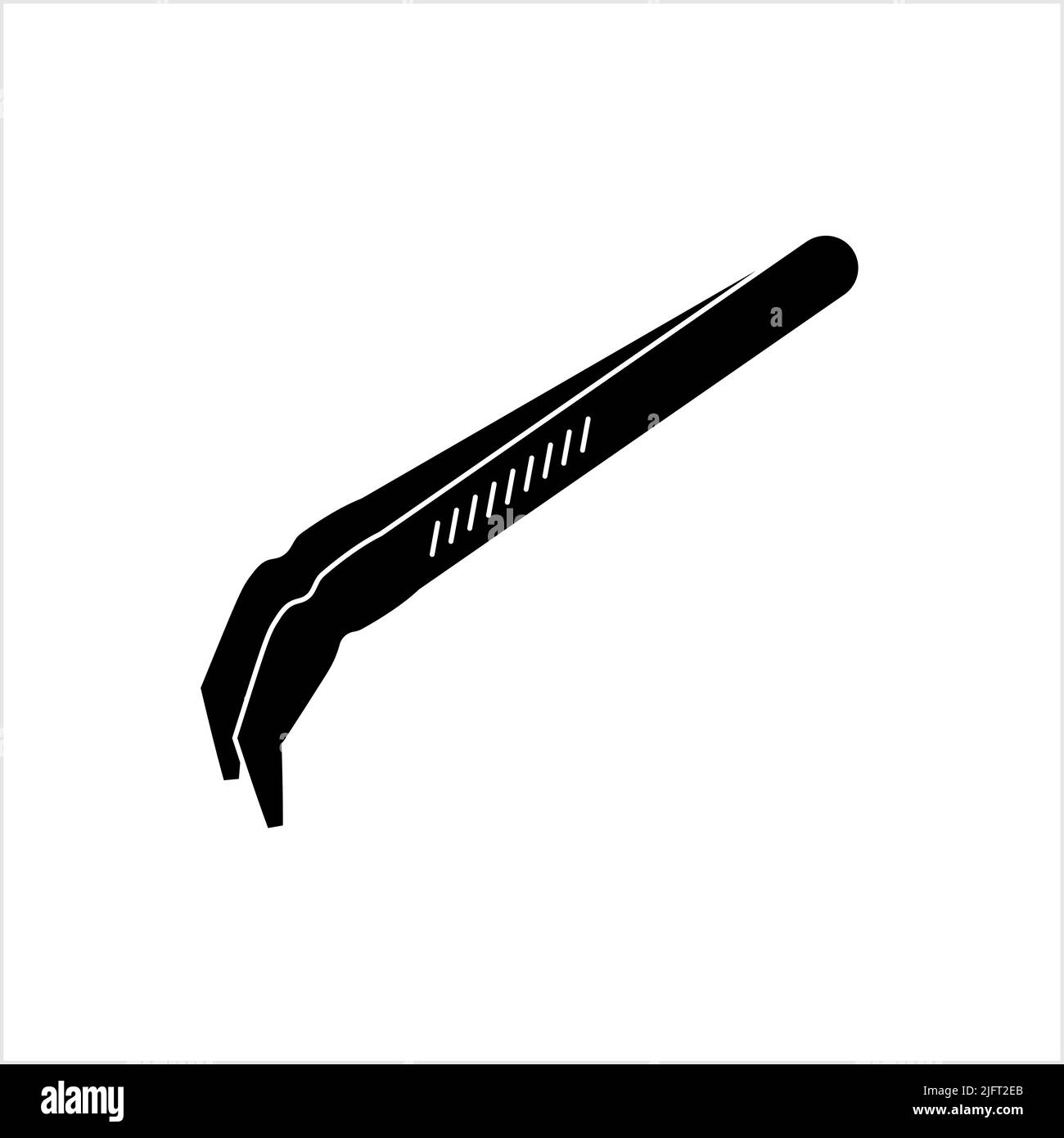 Tweezers Icon, Design Vector Art Illustration Stock Vector Image & Art ...