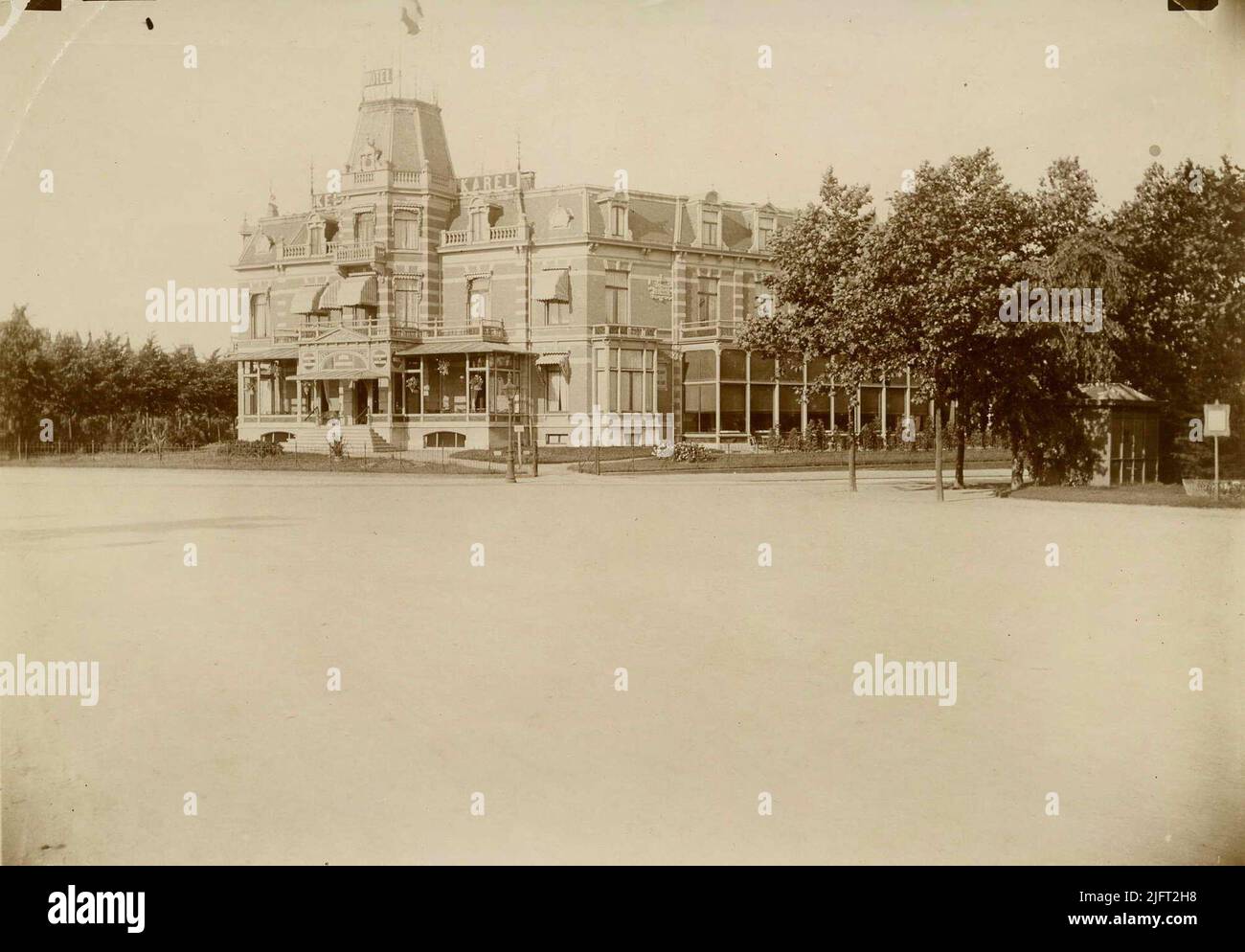 Hotel Pension Restaurant 'Keizer Karel', built in 1893, between the ...