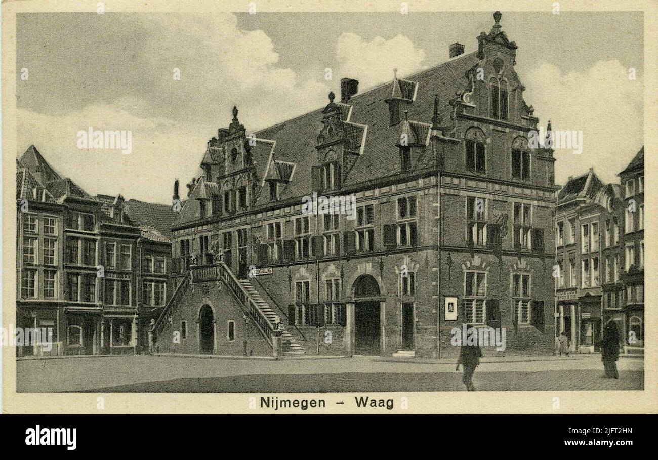 The Waaggebouw from 1612/1613, built in the Dutch Renaissance style ...