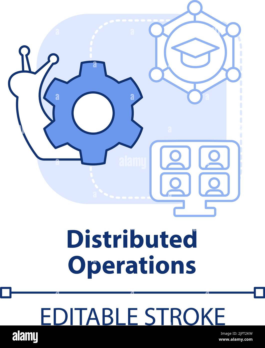Distributed operations light blue concept icon Stock Vector Image & Art ... Distributed operations light blue concept icon Stock Vector Image & Art ...
