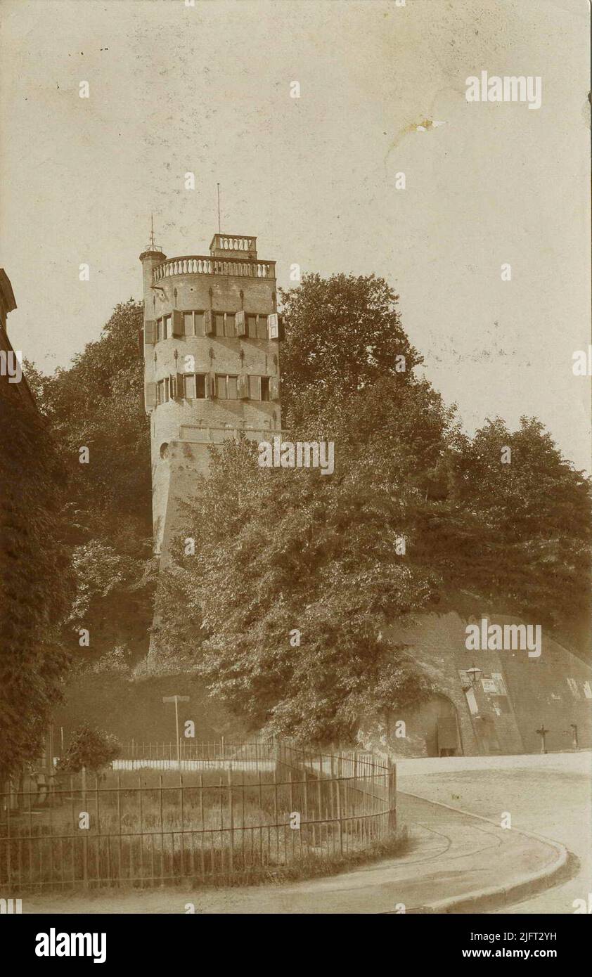 The Belvédère with the Hunnerpark, around the turn of the century, seen ...