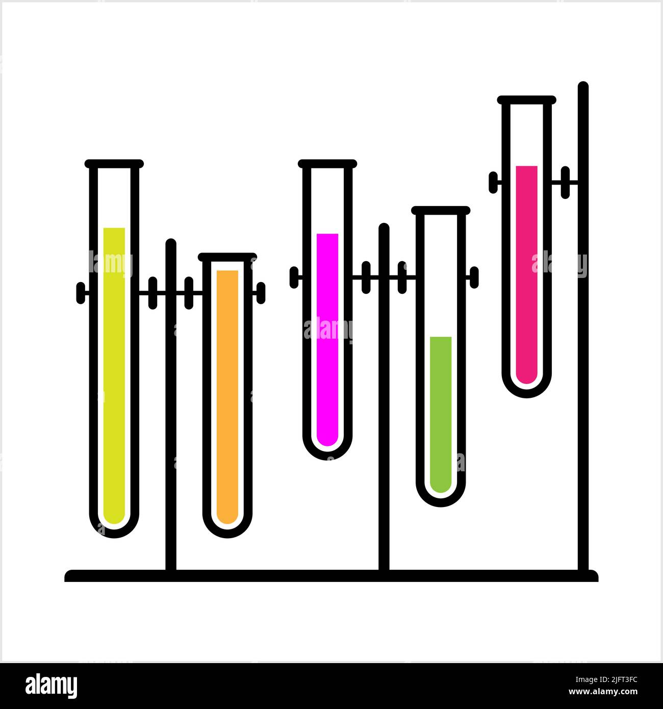 Test Tube Icon Vector Art Illustration Stock Vector Image & Art - Alamy