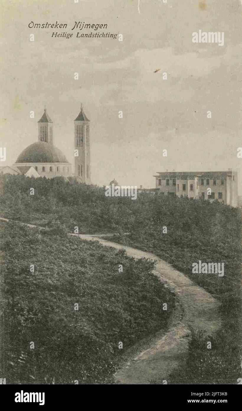 The rear of the Cenakelkerk and the monastery on the Sionsberg of the ...