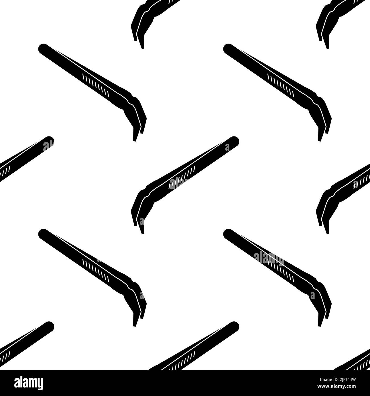 Tweezers Icon Seamless Pattern Vector Art Illustration Stock Vector ...