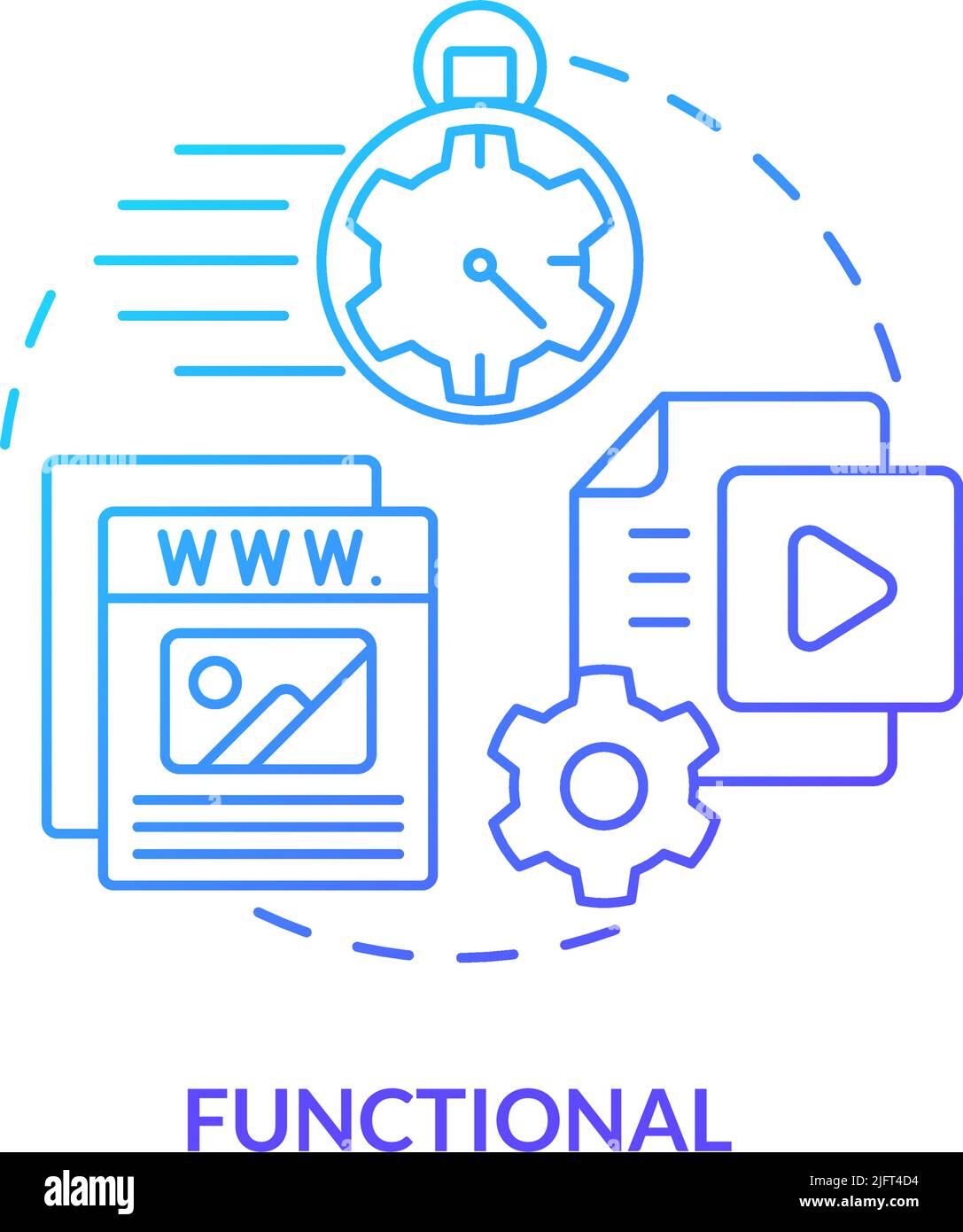 Functional blue gradient concept icon Stock Vector Image & Art - Alamy Functional blue gradient concept icon Stock Vector Image & Art - Alamy