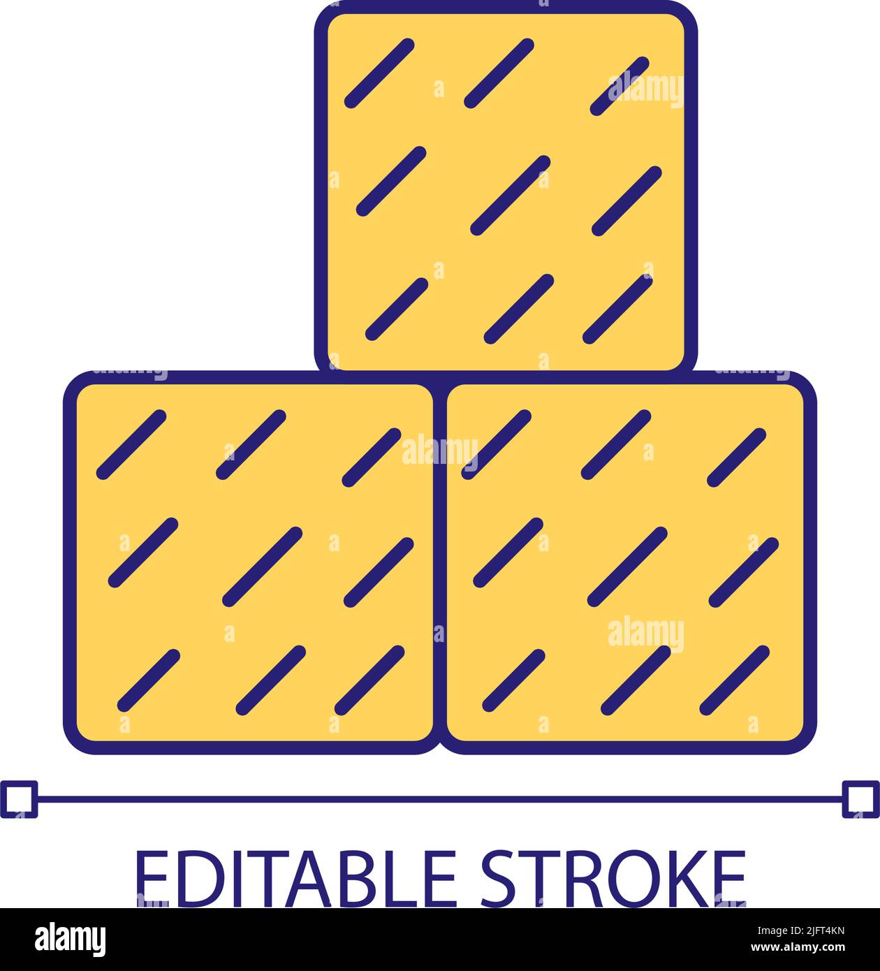 Hay bale art Cut Out Stock Images & Pictures - Alamy