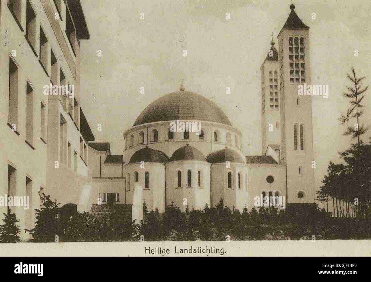 The Cenakelkerk with on the left the monastery on the Sionsberg of the ...