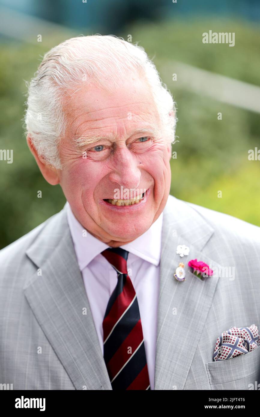 The Prince of Wales visits BBC Wales's new headquarters in Cardiff for ...