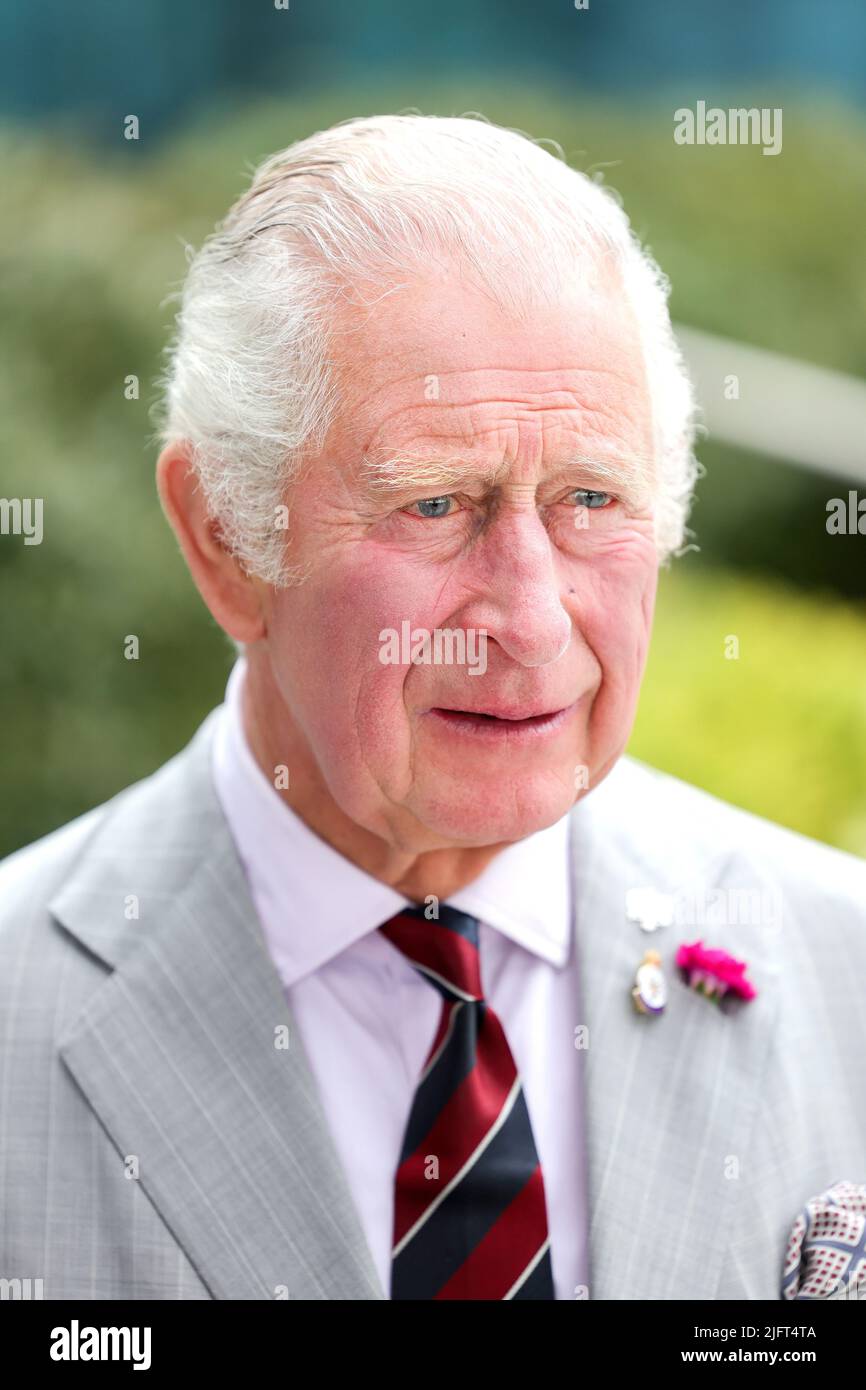 The Prince of Wales visits BBC Wales's new headquarters in Cardiff for ...