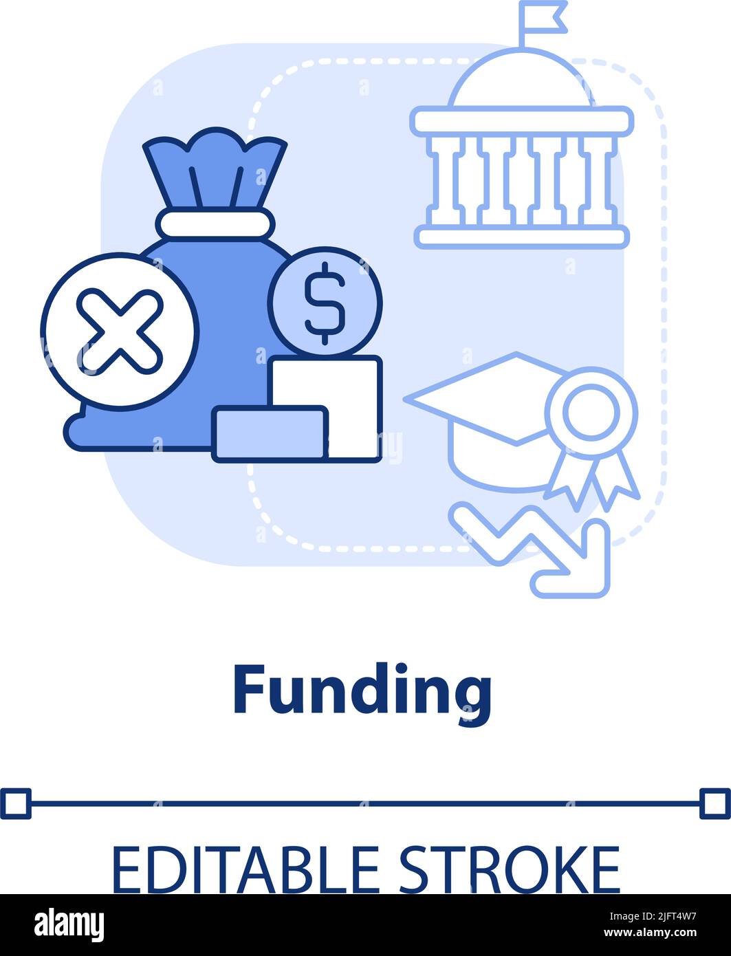 Education funding Stock Vector Images - Alamy